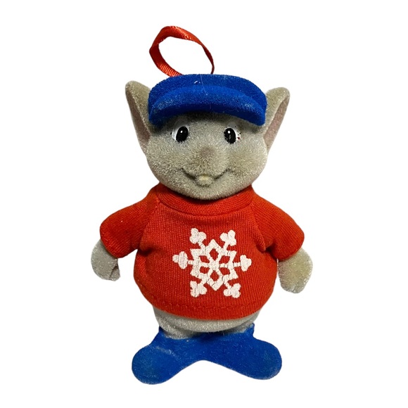Disney | Holiday | Disney The Rescuers Bernard Mouse Flocked Vintage ...